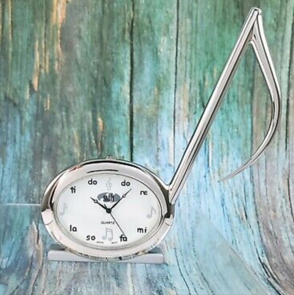 Sanis | Wall Decor | Music Note Clock | Poshmark